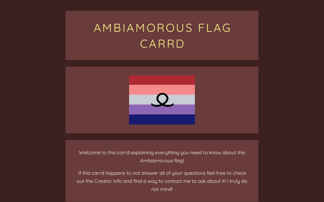 Ambiamorous Flag Info